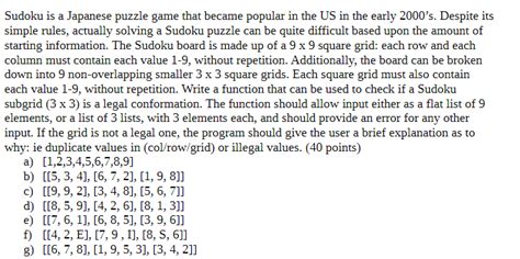 Solved Sudoku Is A Japanese Puzzle Game That Became Popular
