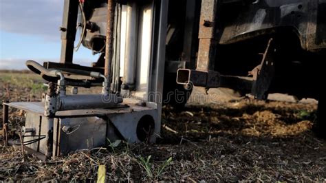 Automatic Soil Sampling Agriculture And Collection Of Soil Samples Along The Perimeter Of The