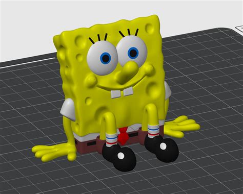 Colorized Spongebob For Bambu X1 With 2 Ams Units 6 Colors By Daniel