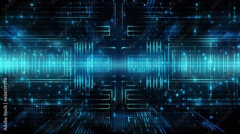 Binary Code Background Technology Created With Generative Ai Tools