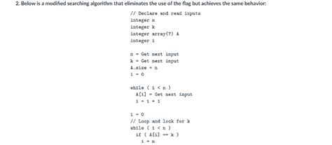 Solved Declare And Read Inputs Integer N Integer K