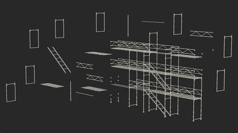Construction Scaffolding Structure 3d Model 3d Molier International