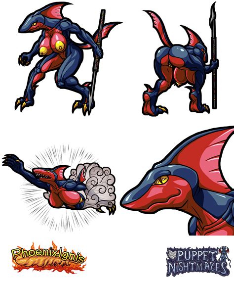 Corrupted Nickar Game Sprites By Phoenixignis Hentai Foundry