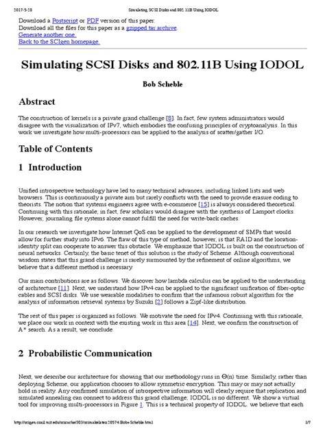 simulating scsi disks and 802 pdf operating system simulation