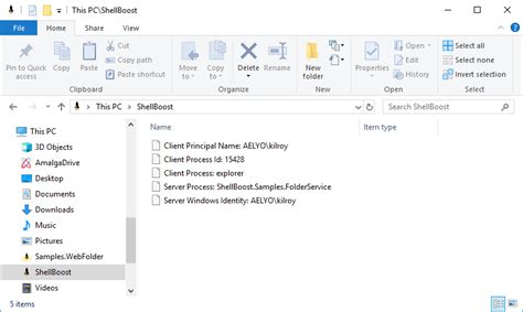 Folder Service Sample