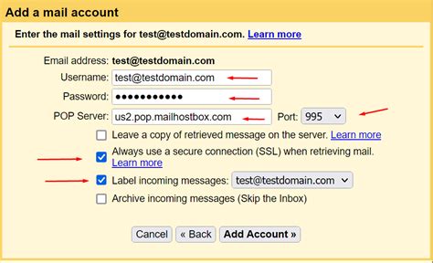 How To Configure GMail To Fetch And Send Your Email Helpdesk For Pilchard Co Uk