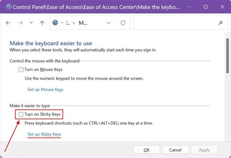 How To Turn Off Sticky Keys Popup 2 Ways To Disable Sticky Keys In Windows