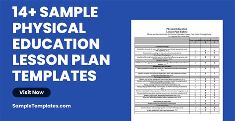 Free Printable Pe Lesson Plan Format And Template Printable Art And Words