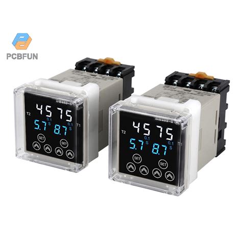 Pcbfun Dh48s Smart Digital Delay Time Relay Precision Programmable Cycle W Socket Base Shopee