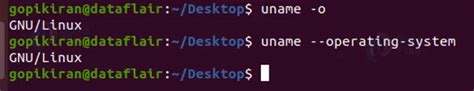 Uname Command In Linux Dataflair
