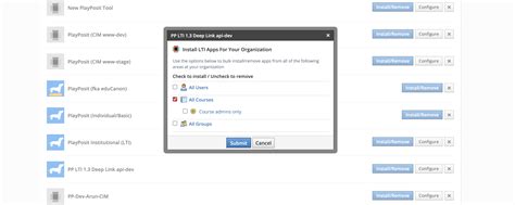 For Admin Install Lti 13 Playposit Knowledge