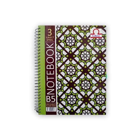 Libra Spiral Subject Notebook A4 And B5 With Hard Cover Murex General Trading Llc
