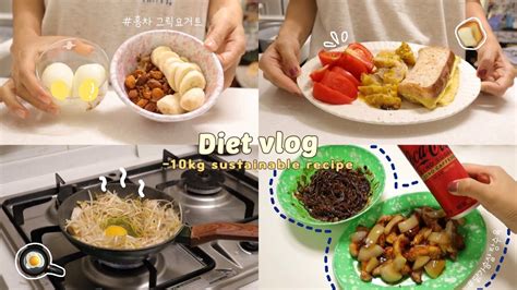 Sub🍅간단하면서도 만족감 높게 먹는 10kg 유지 식단브이로그 닭가슴살탕수육 홍차그릭요거트 두부달걀오트밀죽 닭가슴살숙주덮밥 달걀치즈토스트 간헐적단식
