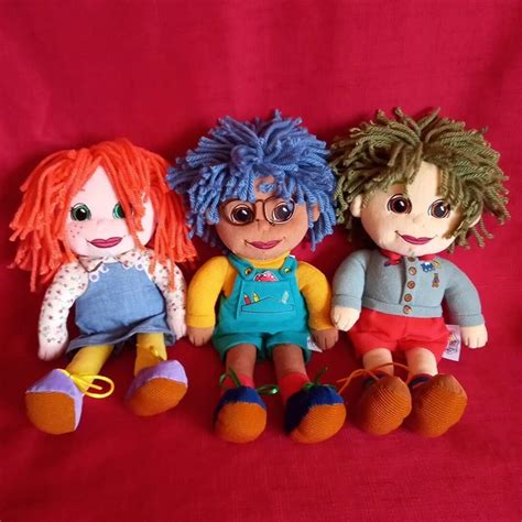 Set Of Three Tots Tv Soft Toy Dolls By Golden Bear Products Ltd £3500