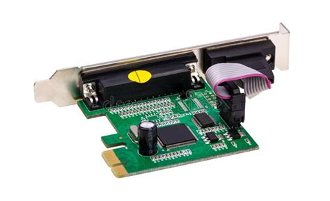 Electronic Collection Computer Digital I O Port Card Stock Photo Image Of Input Electronics