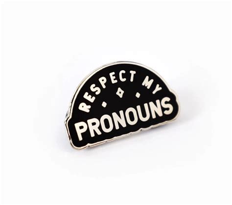 Respect My Pronouns Pride Pin Molaa Shop