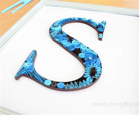 Quilling Letters Of Alphabet