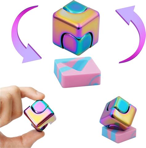Desk Fidget Toys Spinner Cube Cool Gadgets Metal Kinetic Desk Toys Office Edc Toy
