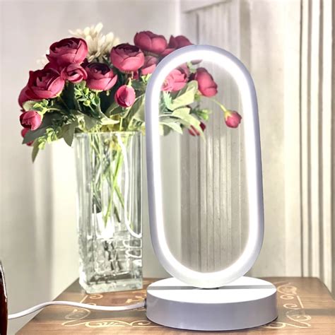 خرید و قیمت آباژورر رومیزی مدرن بیضی نور نچرال از غرفه استارلایت