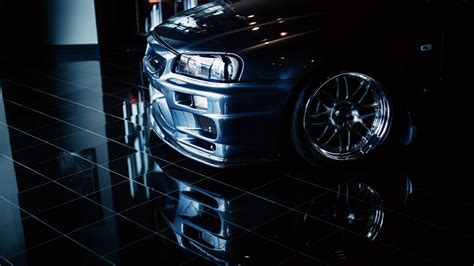 배경 화면 Bmw Jdm 스포츠카 닛산 스카이 라인 Gt R R34 동조 바퀴 가장자리 1920x1080px