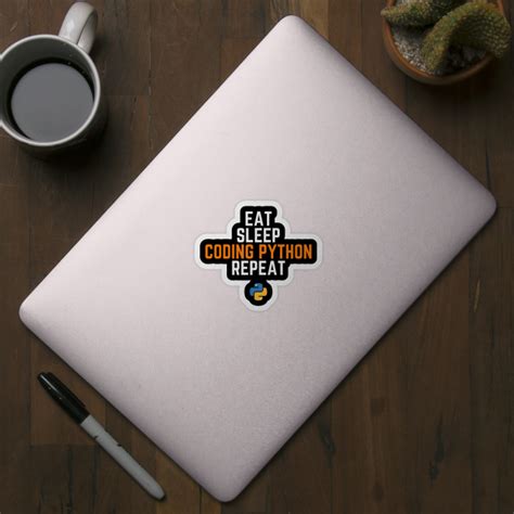 Life Of Python Programmer Coding Sticker Teepublic