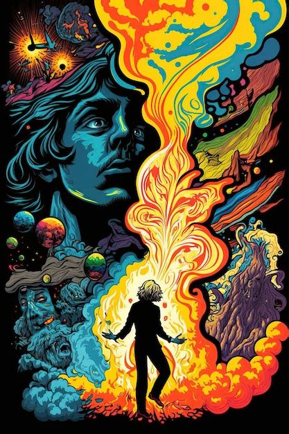 Premium Photo Illustration Psychedelic Generative Ai