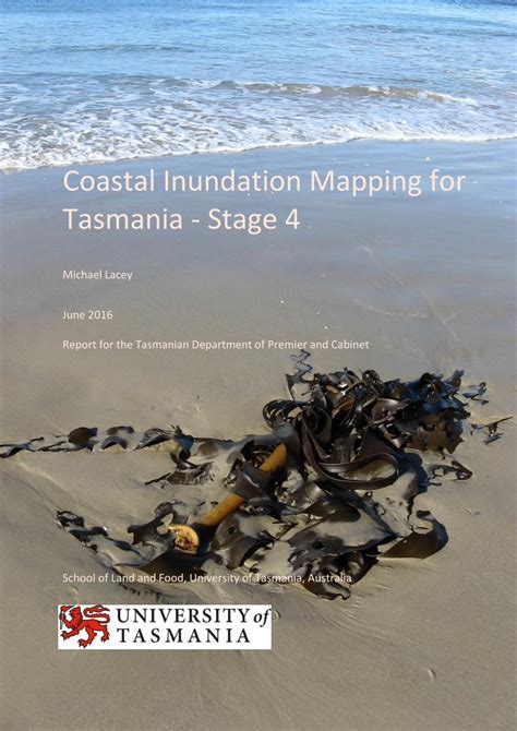 Pdf Coastal Inundation Mapping Stage 3 Au · The Ntc Tidal Range Is The Height