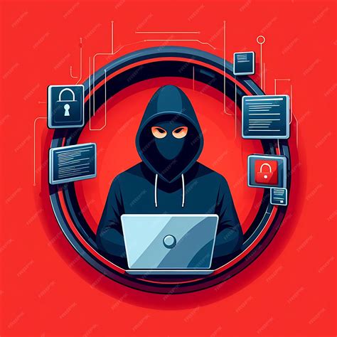 Premium Photo Hacker Cyber Threats Data Breach Graphics Design