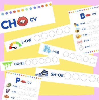 CV VC Syllable Shapes By Small Talk SLPs TPT