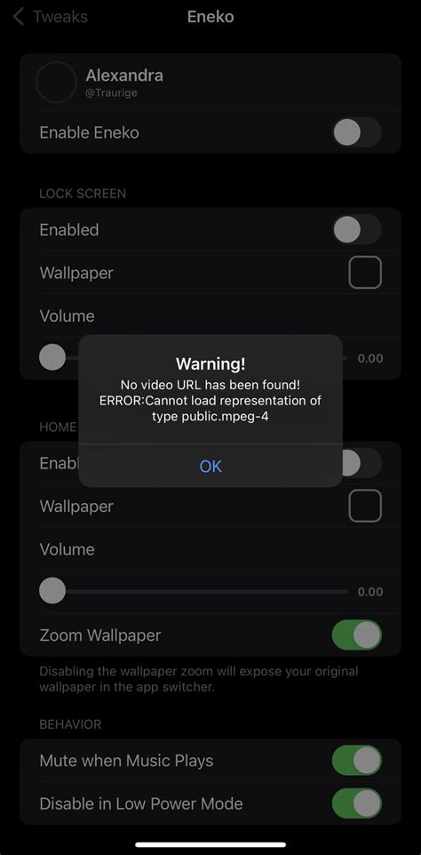 Eneko Giving Error While Trying To Set Wallpaper Rjailbreak