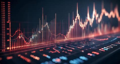 Dynamic Financial Data Visualization Premium Ai Generated Image