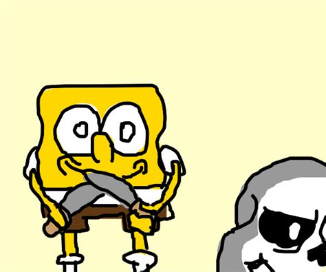 Pregnant Sans With Spongebob Drawception