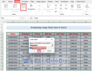 How To Analyze Large Data Sets In Excel 6 Effective Methods