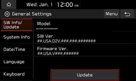 Tap The Update Button