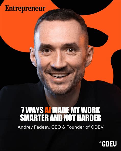 gdev inc gdev on linkedin andrey fadeev x entrepreneur magazine 🌍