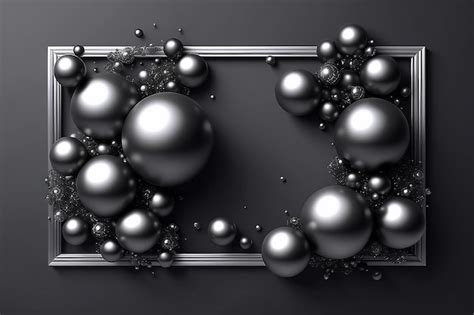 Abstract Matte Black Background Premium AI Generated Image