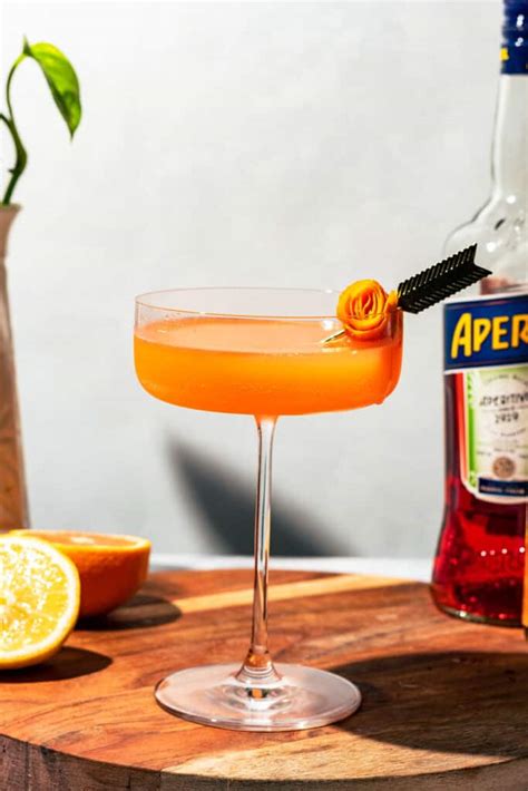 Easy Aperol Vodka Martini Cocktail A Grateful Meal