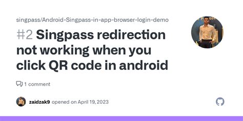 Singpass Redirection Not Working When You Click Qr Code In Android Singpass Redirection Not Working When You Click Qr Code In Android