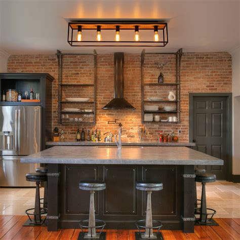 5 Light Rectangular Cage Flush Mount Ceiling Light Farmhouze Light