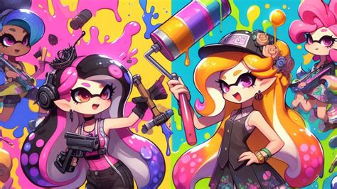 Splatoon Inklings And Octolings Ai 2 Wallpaper By Tomartista On Deviantart