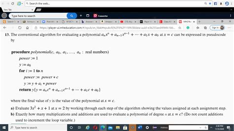 Answered The Conventional Algorithm For Bartleby