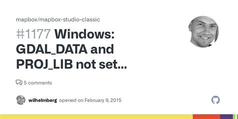 Windows GDAL DATA And PROJ LIB Not Set Correctly Issue 1177