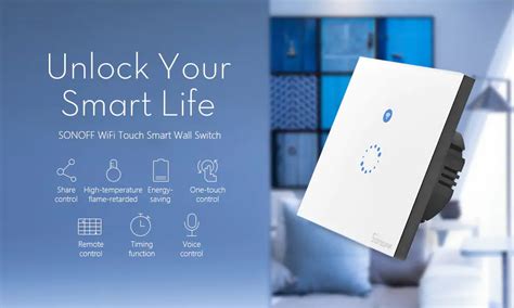 SONOFF Touch Smart WiFi Wall Switch GearVita