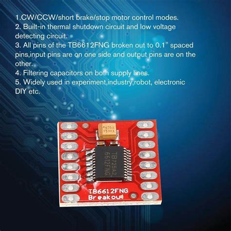 Brettablata Arduino Için TB FNG Çift Dc Step Motor Sürücü Fiyatı