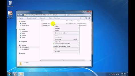 How To Use Convert Multiple PDF Files To PS Files Software YouTube