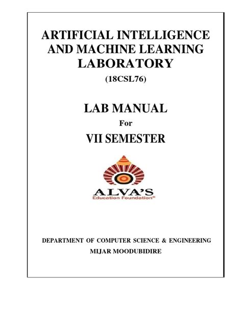 Aiml Lab Manual Final Cse Pdf Normal Distribution Machine Learning