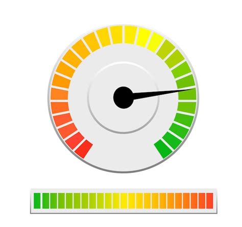 Premium Vector Business Credit Score Vector Speedometers Credit Score Poor And Good Rating