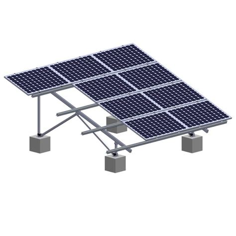 Aluminum Solar Module Mounting Structure Pv Ground Plant Solar Ground Mounting System And