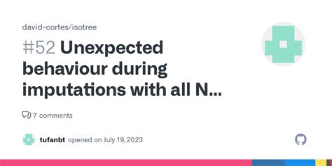 Unexpected Behaviour During Imputations With All Na Features · Issue 52 · David Cortesisotree