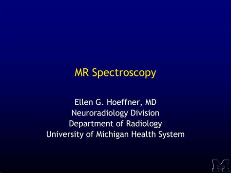Ppt Mr Spectroscopy Powerpoint Presentation Free Download Id 3845521